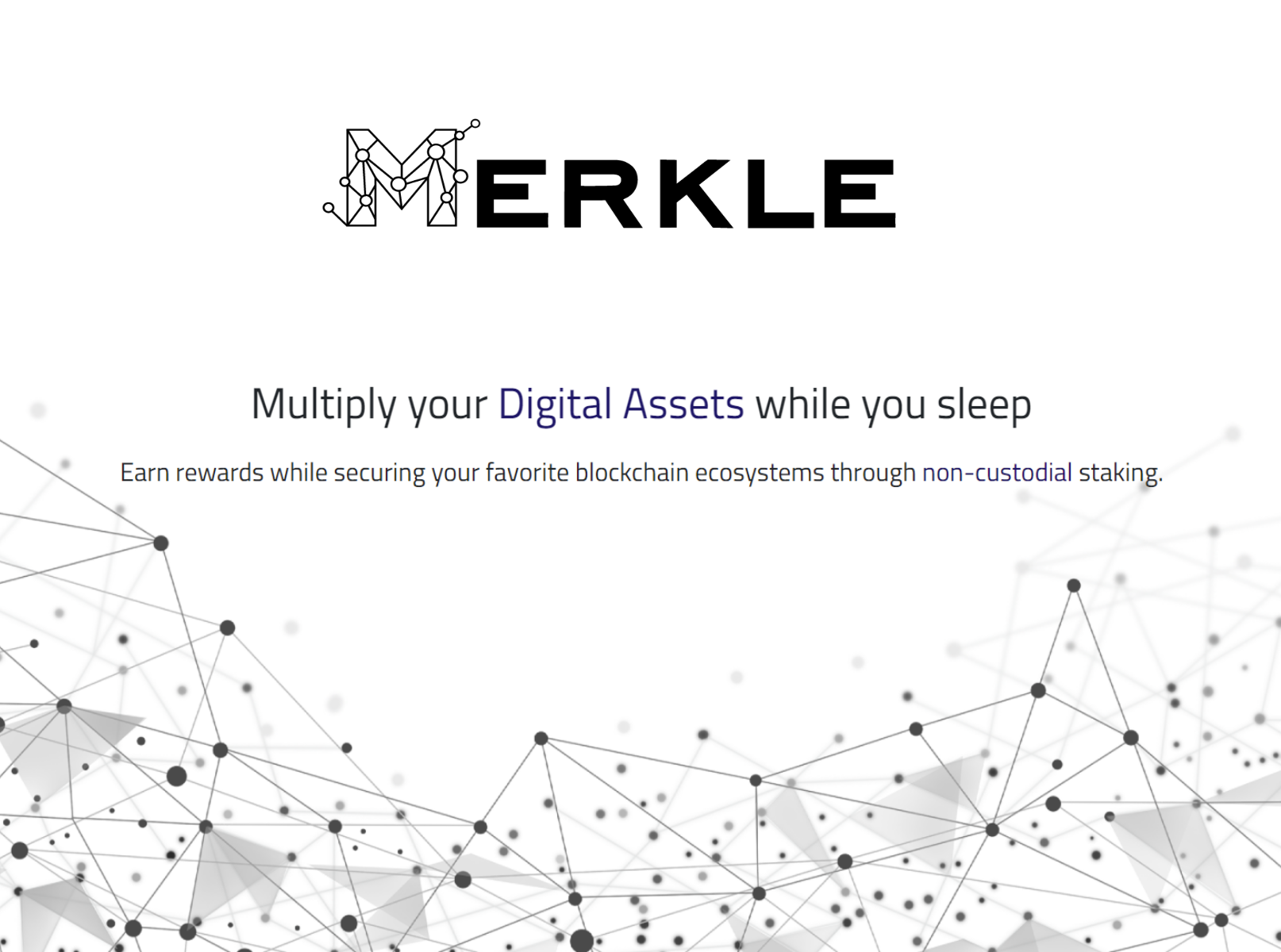 Merkle Validator | Stake blockchain assets and multiply your assets while you sleep | Cardano ...